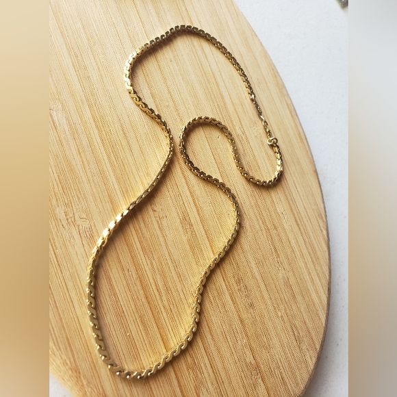 Monet | Jewelry | Vintage Monet Chain Necklace Gold Tone | Poshmark